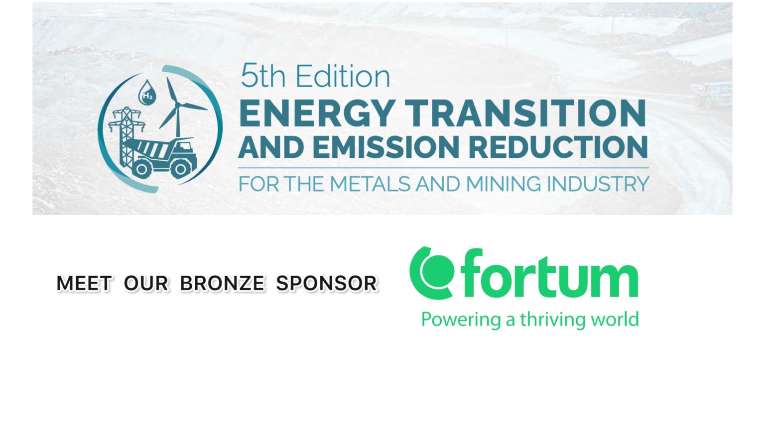 Fortum As Sponsor: 5th Energy Transition & Emission Reduction Summit